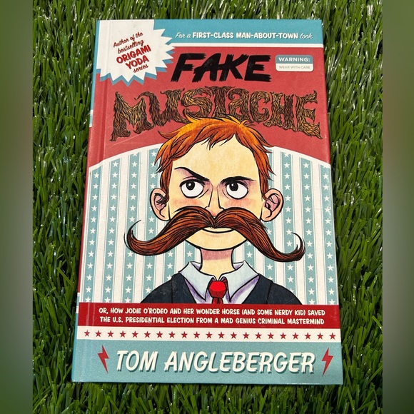 Other | Fake Mustache Hardcover Book By Tom Angleberger | Poshmark